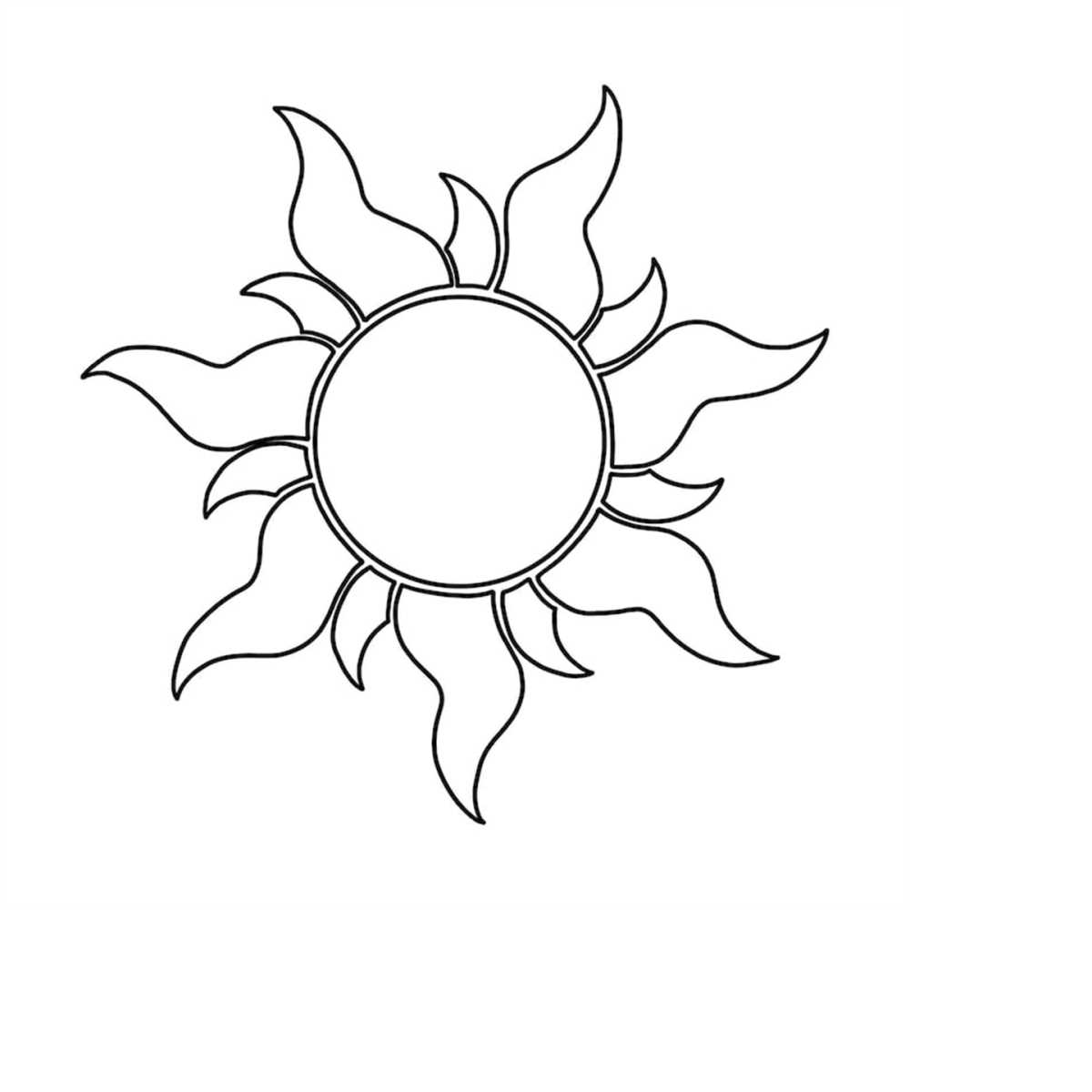 Tangled Sun (Tangled) Digital Files - SVG/PDF/PNG/Jpeg - Kid - Inspire ...