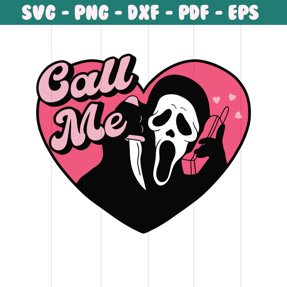 Ghostface Call Me Sarcastic Meme SVG Digital Cricut File - Inspire Uplift