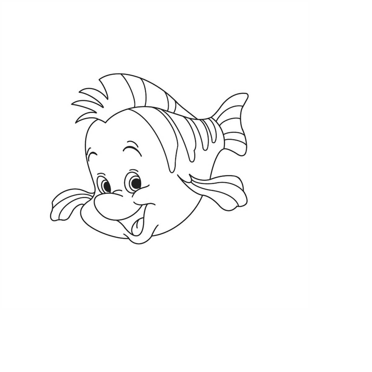 Flounder SVG/PNG/PDF/Jpeg - Inspire Uplift