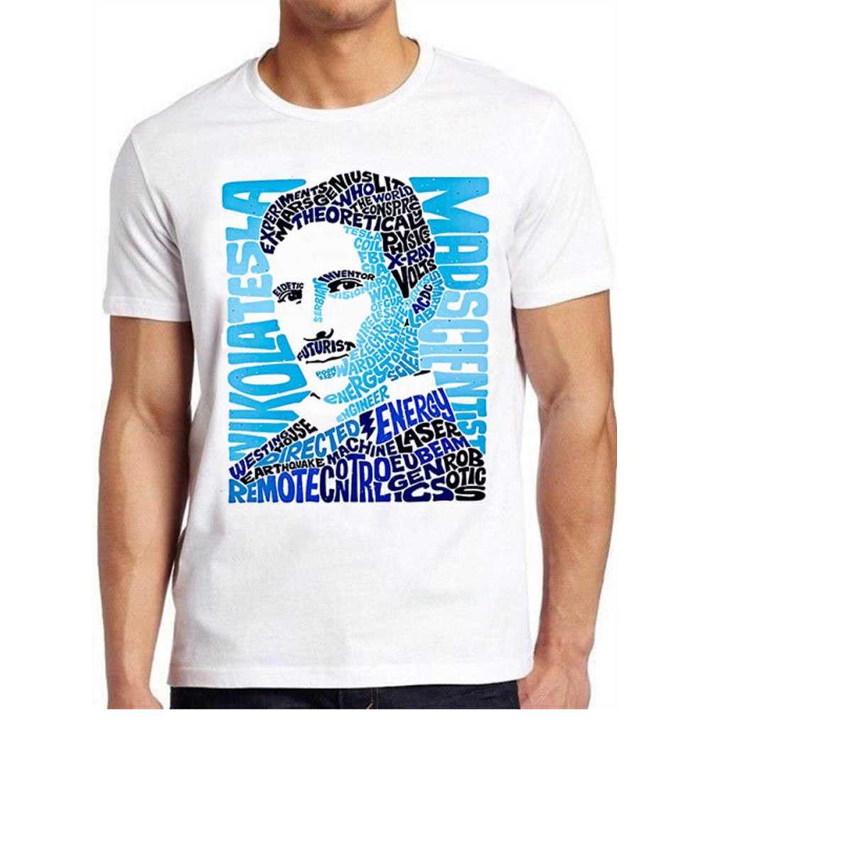 Nikola Tesla Art Paint Nerd Genious Meme Gift Funny Tee Styl | Inspire ...