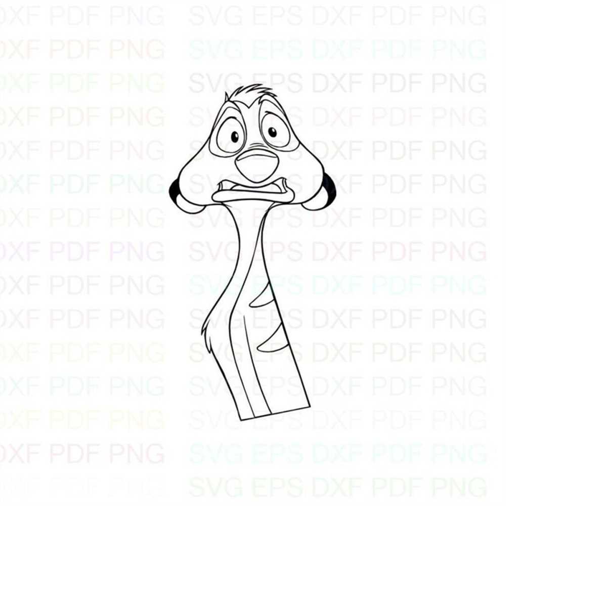 Pumbaa_Timon_and_Pumbaa_28 Outline Svg Dxf Eps Pdf Png, Cric - Inspire ...