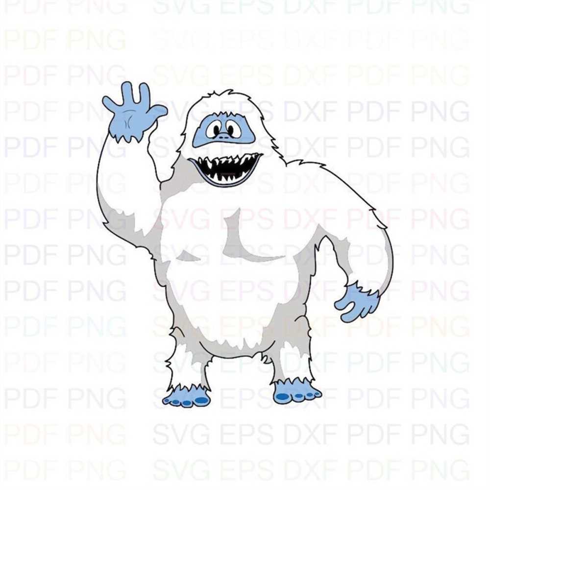 Abominable_Snowman_Rudolph_Say_Hi Svg Dxf Eps Pdf Png, Cricu - Inspire ...