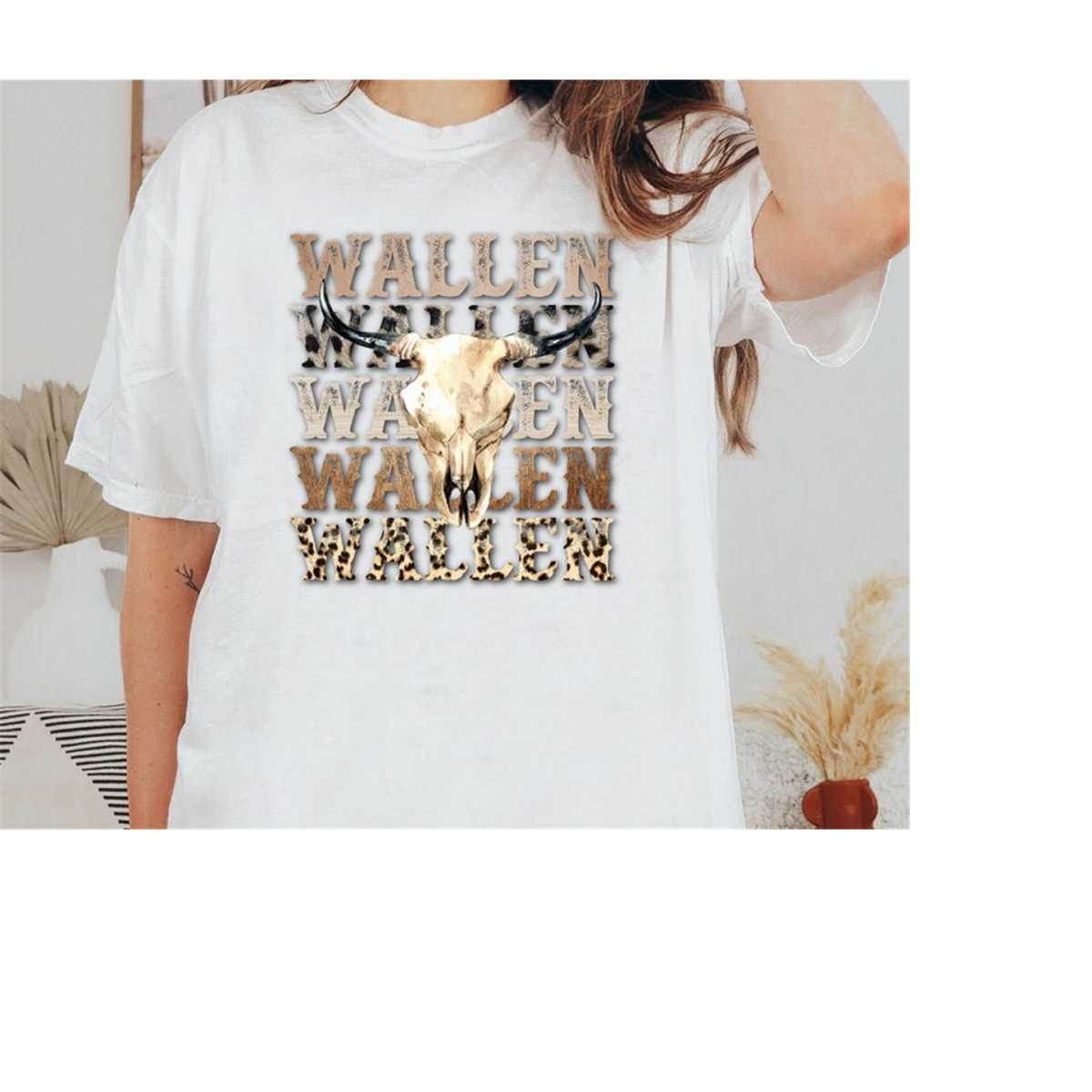 Wallen Bull Skull PNG, Western Sublimation Designs, Leopard | Inspire ...
