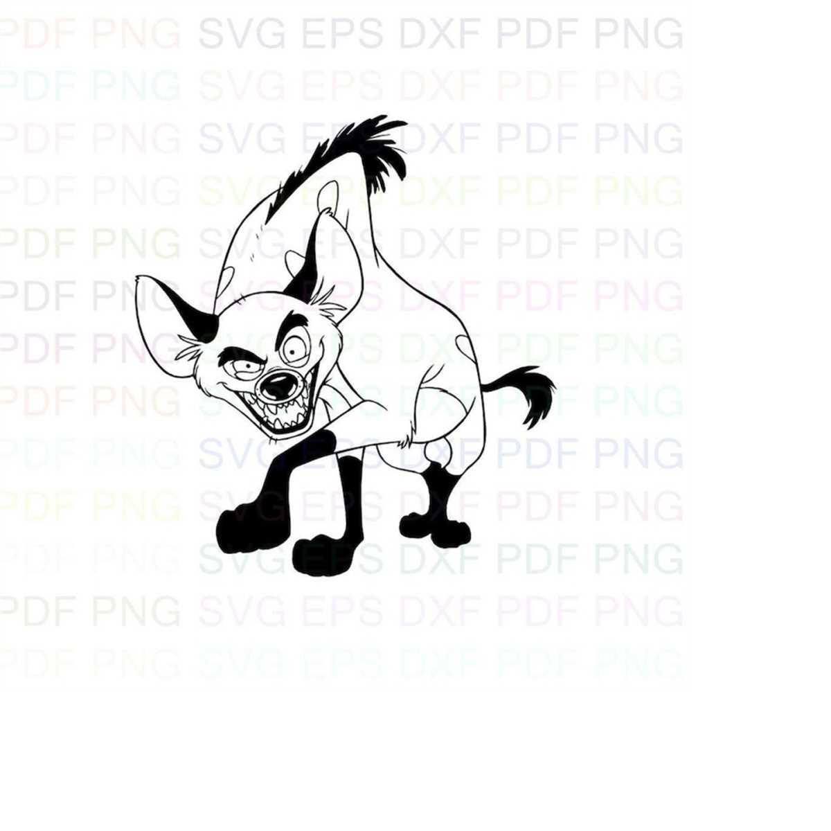 banzai_The_Lion_King_9 Outline Svg Dxf Eps Pdf Png, Cricut, | Inspire ...