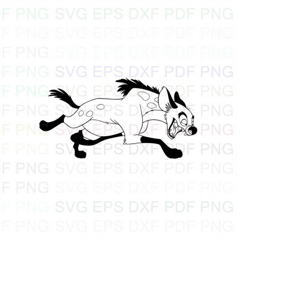 banzai_The_Lion_King_7 Outline Svg Dxf Eps Pdf Png, Cricut, - Inspire ...