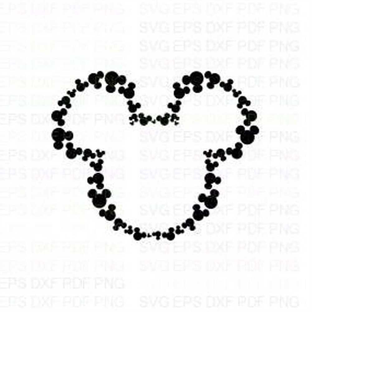 Mickey_100_Mickey_Mouse Svg Dxf Eps Pdf Png, Cricut, Cutting - Inspire ...