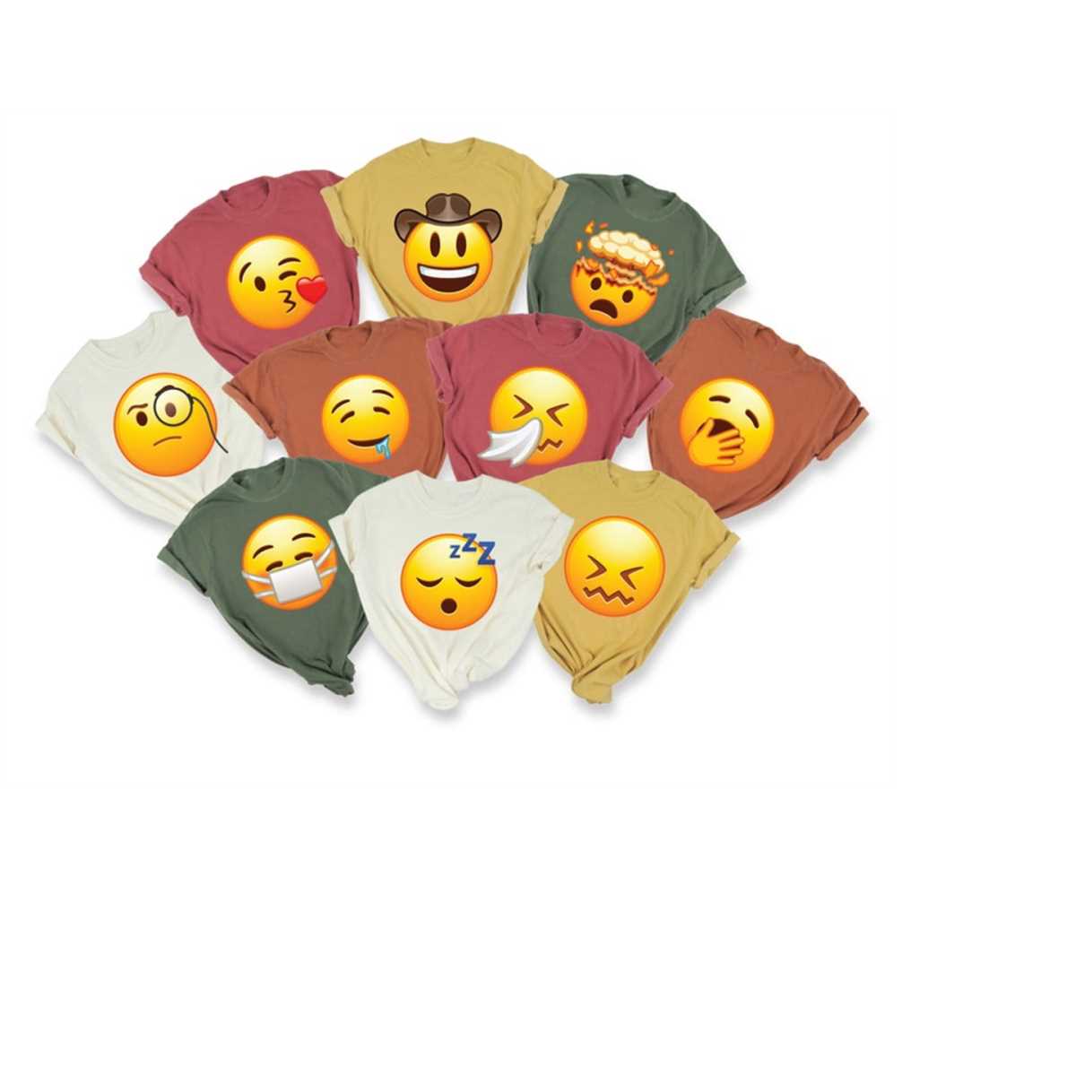 Funny Emoji Icon Matching Costume Shirts For Teacher,Cute T | Inspire ...