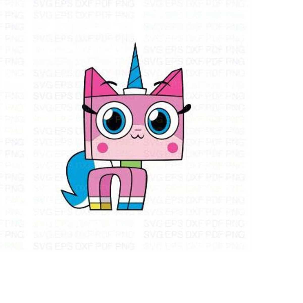 Unikitty_1 Svg Dxf Eps Pdf Png, Cricut, Cutting file, Vector - Inspire ...