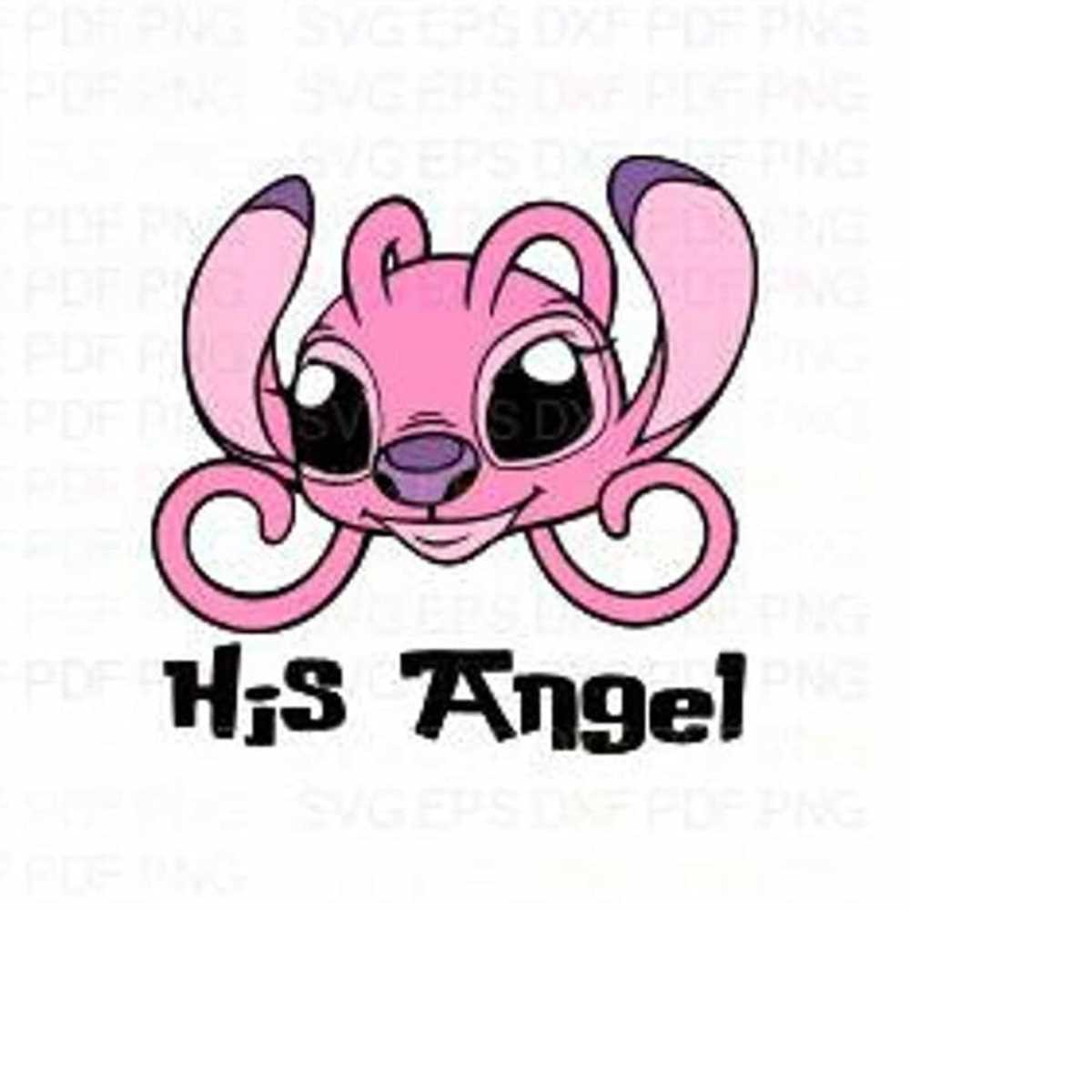 His_Angel_Pink_Lilo_and_Stitch Svg Dxf Eps Pdf Png, Cricut, - Inspire ...