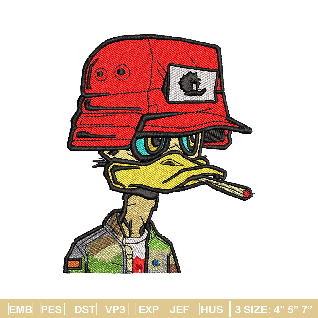 Commando duck Logo embroidery design, duck embroidery, logo | Inspire ...