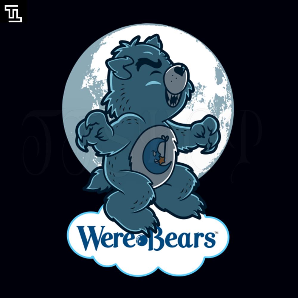 Cute Spooky Scary Werewolf Werebears Cartoon PNG | Inspire Uplift