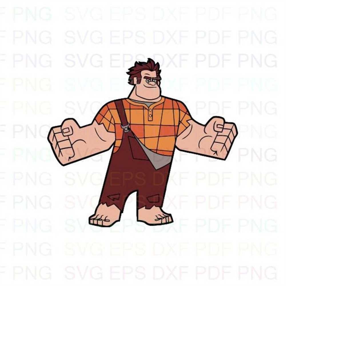 Wreckit_Wreck_It_Ralph Svg Dxf Eps Pdf Png, Cricut, Cutting - Inspire ...