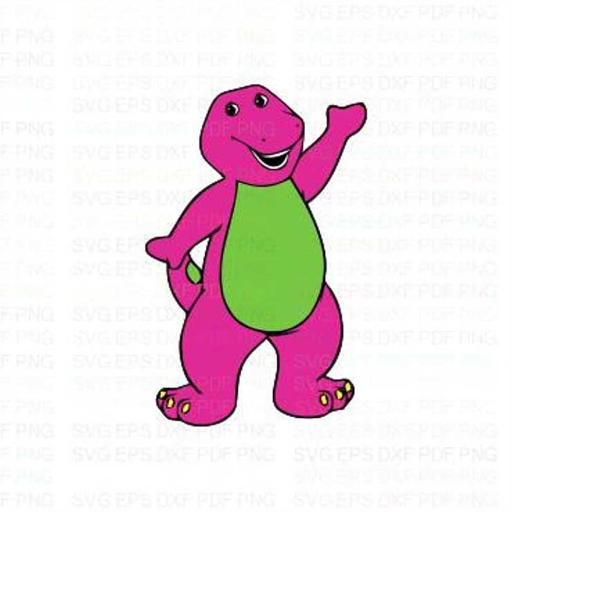 Barney1 Svg Dxf Eps Pdf Png, Cricut, Cutting file, Vector, C - Inspire ...