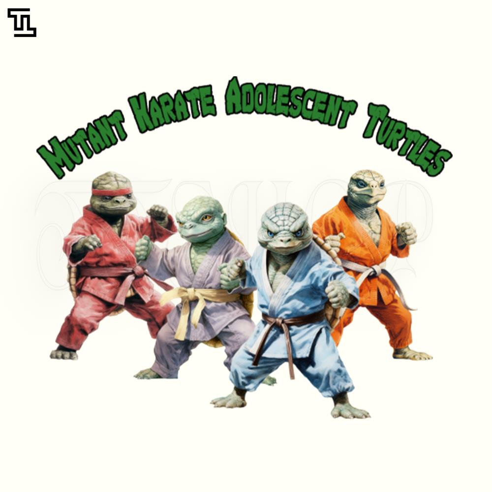 Mutant Karate Adolescent Turtles Cartoon PNG | Inspire Uplift