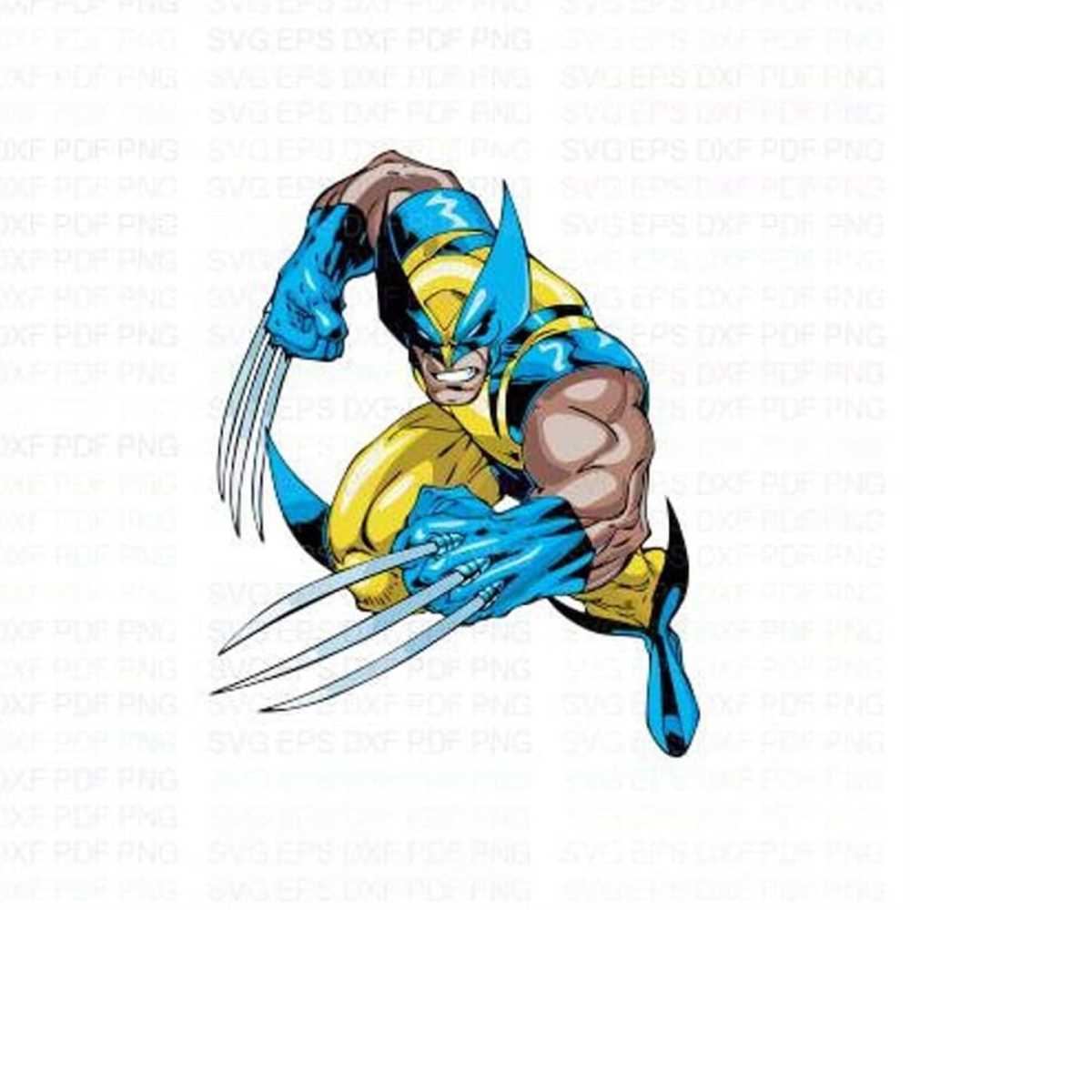 wolverine_2_xmen Svg Dxf Eps Pdf Png, Cricut, Cutting file, - Inspire ...