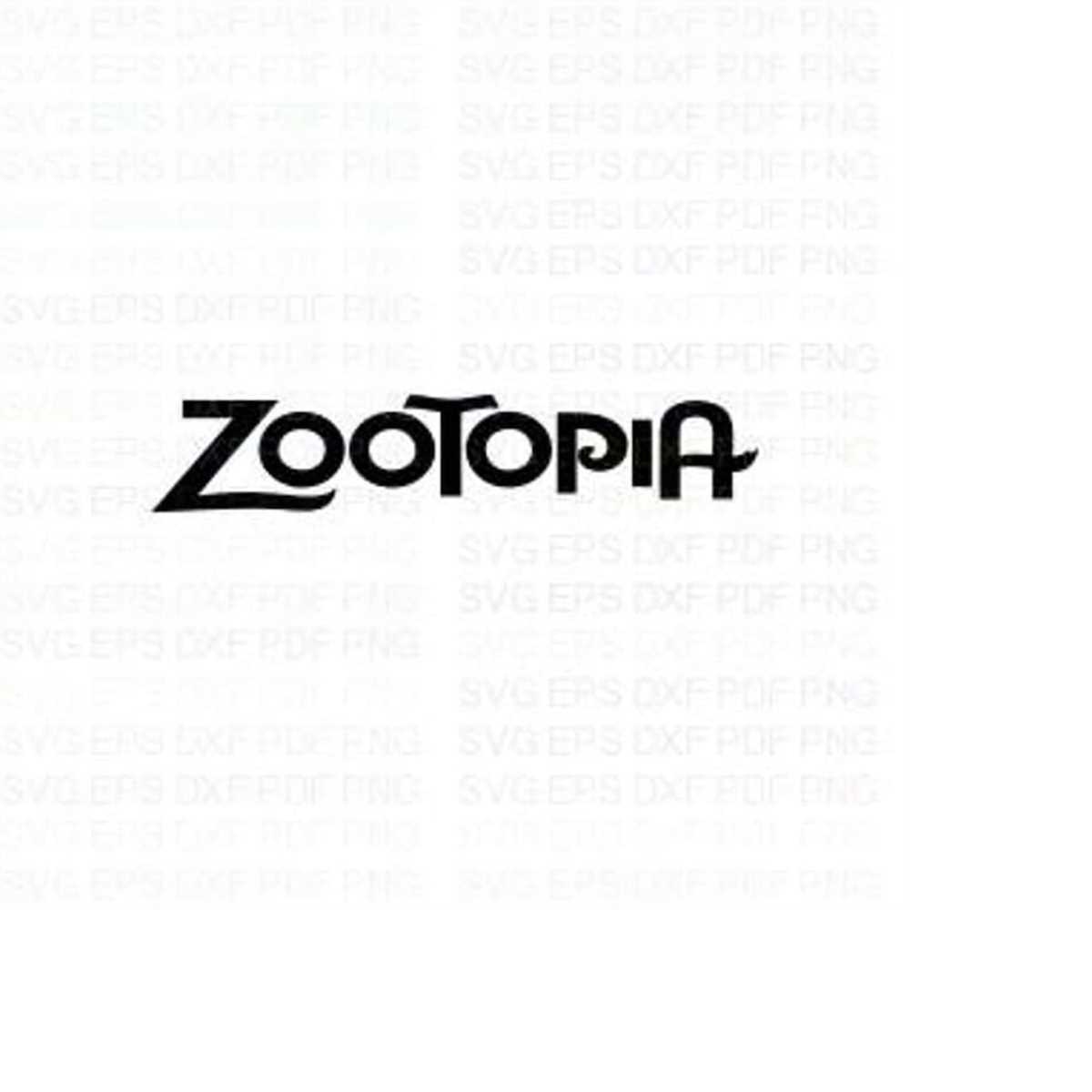Zootopia_logo Svg Dxf Eps Pdf Png, Cricut, Cutting file, Vec - Inspire ...