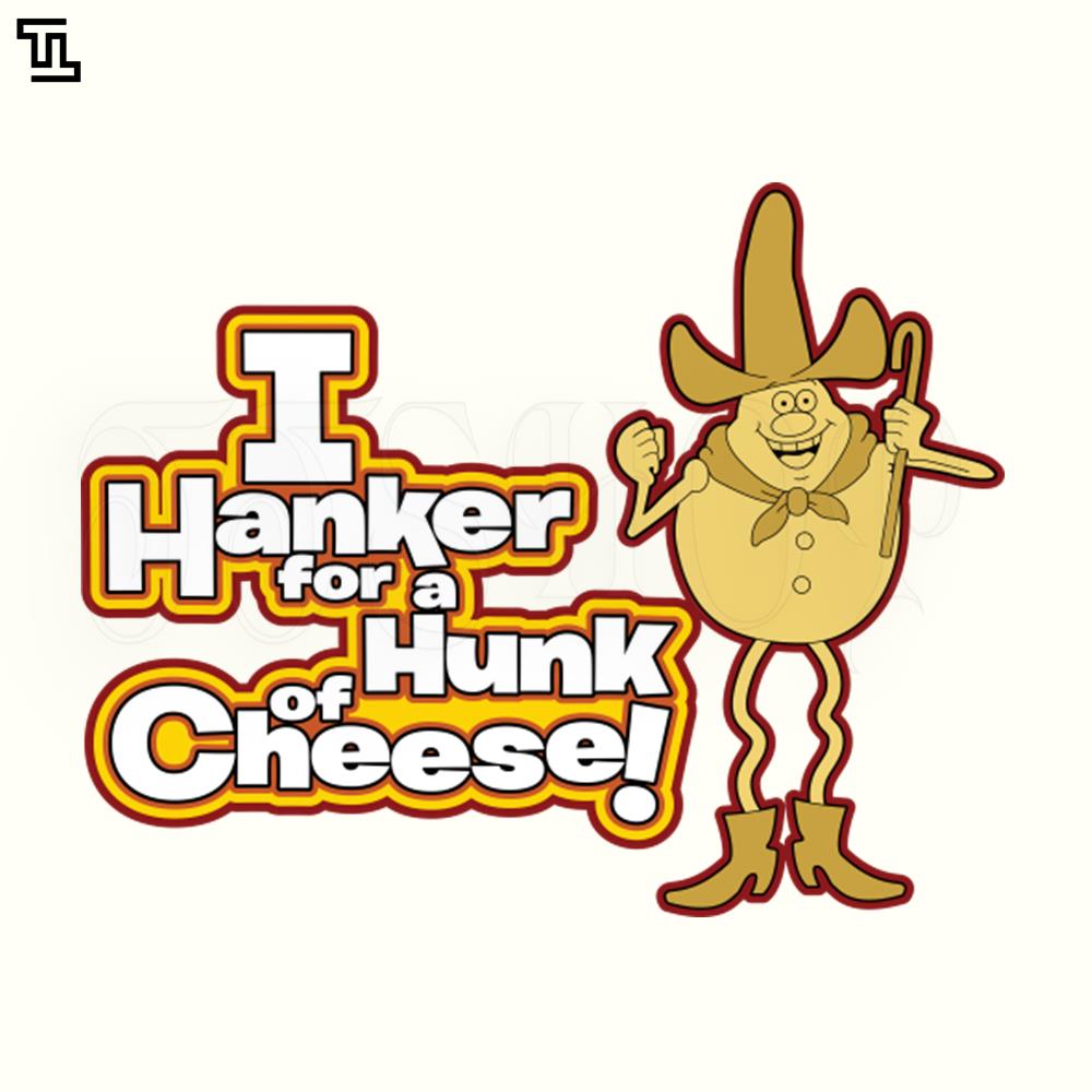 Hanker for a Hunk of Cheese Cartoon PNG | Inspire Uplift