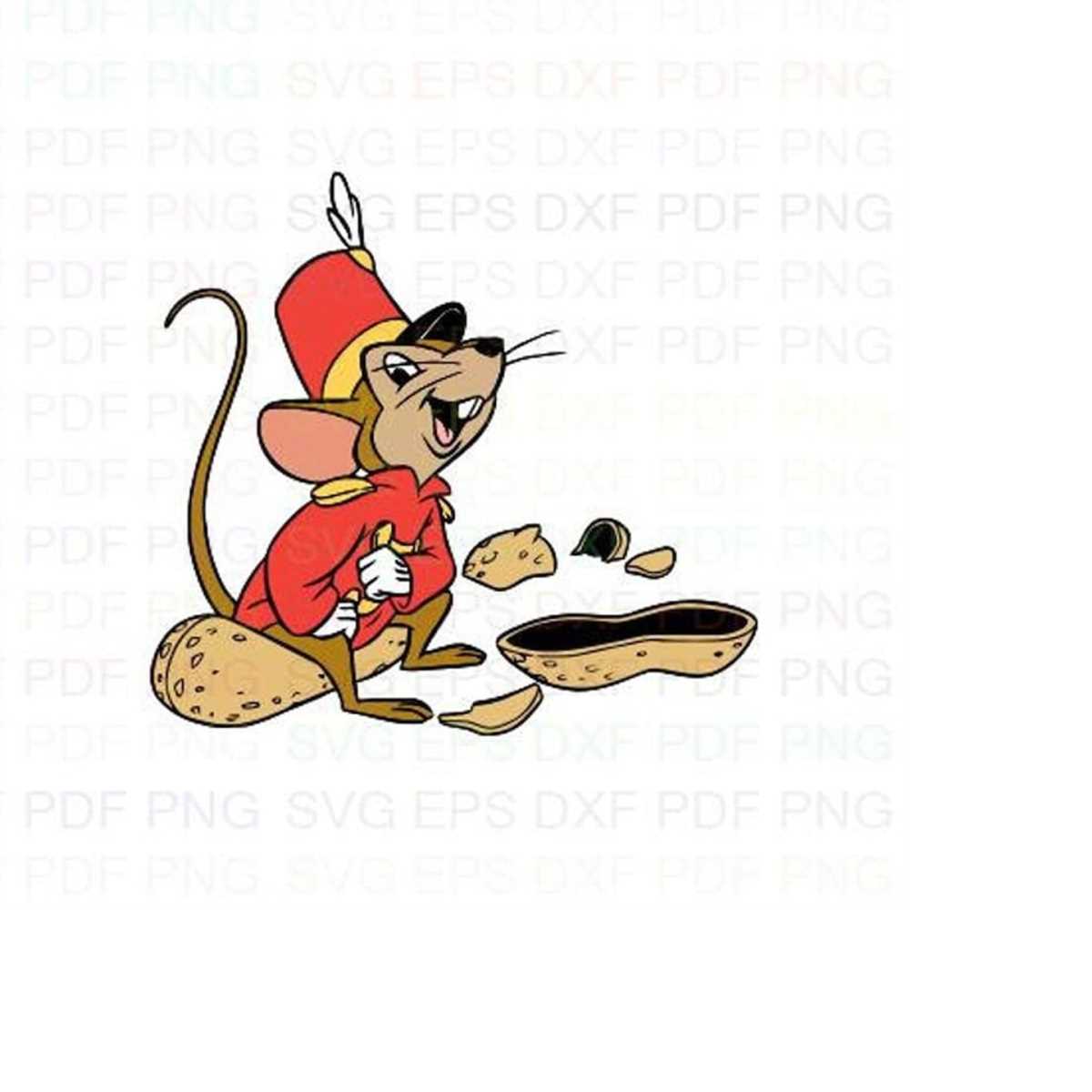 Timothy_Peanuts_Dumbo Svg Dxf Eps Pdf Png, Cricut, Cutting f - Inspire ...
