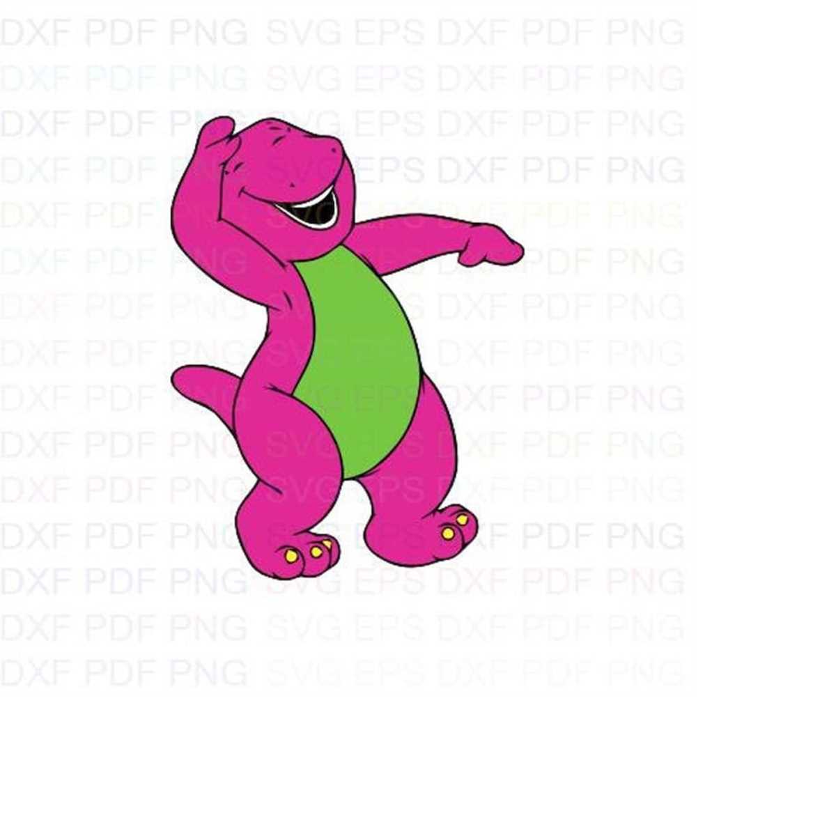 Barney2 Svg Dxf Eps Pdf Png, Cricut, Cutting file, Vector, C | Inspire ...