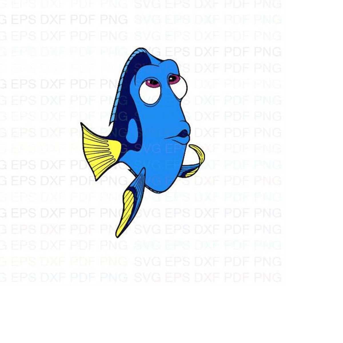 Finding_Dory Svg Dxf Eps Pdf Png, Cricut, Cutting file, Vect | Inspire ...