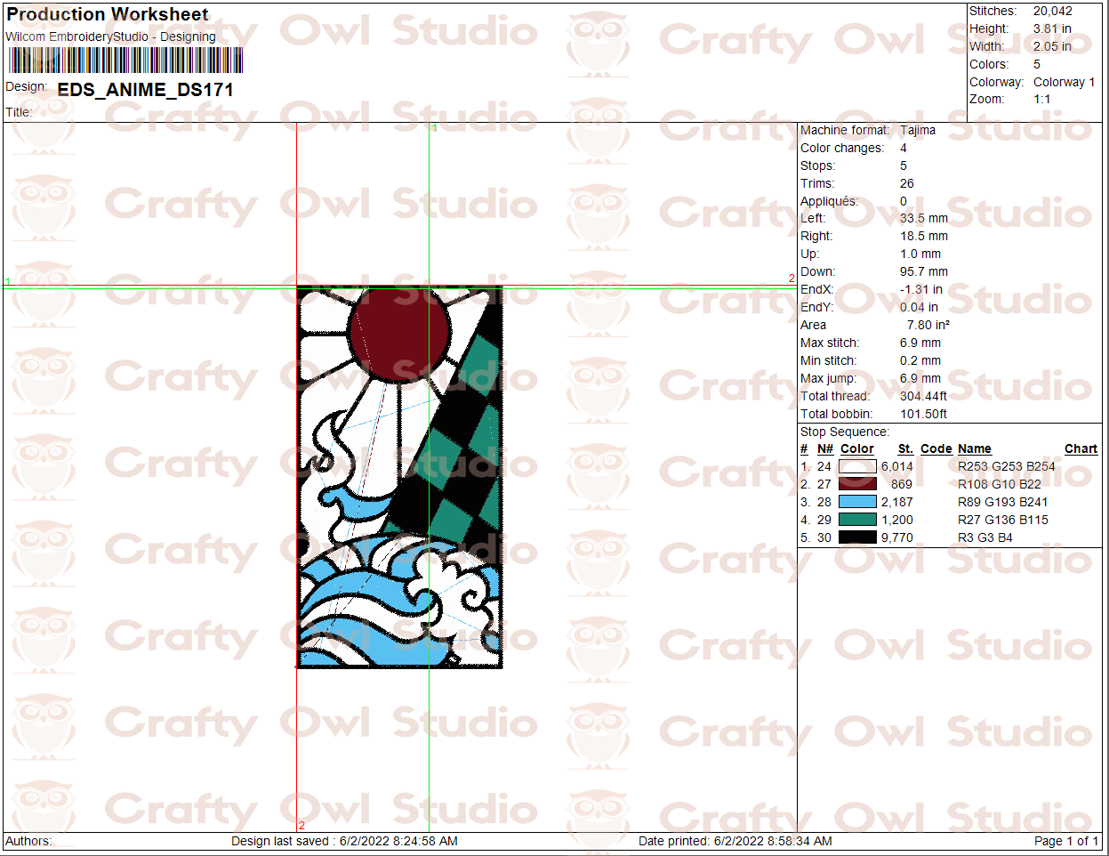 Demon Slayer Embroidery, Anime Embroidery, Logo Demon Slayer - Inspire ...