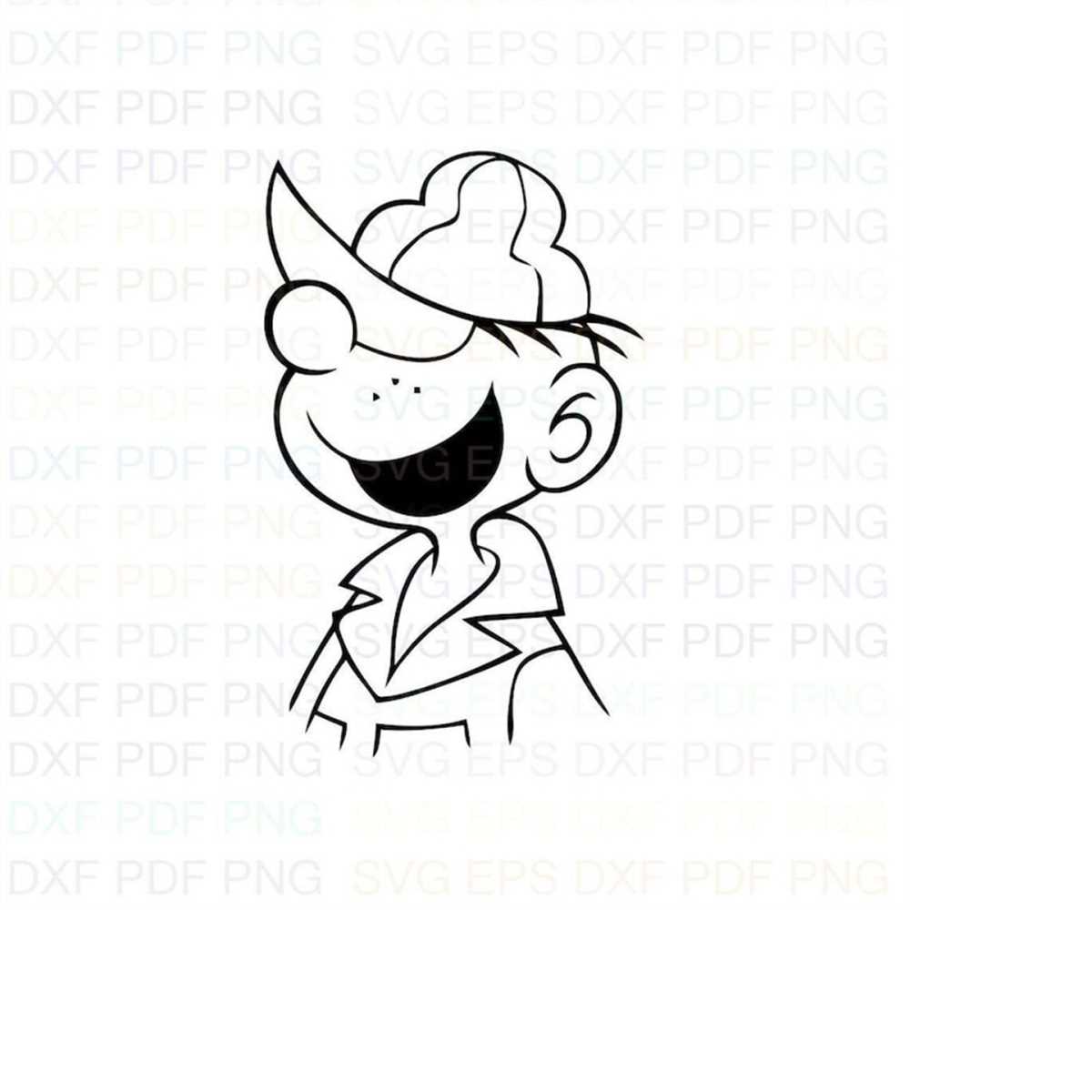 Beetle_Bailey_01 Outline Svg Dxf Eps Pdf Png, Cricut, Cuttin | Inspire ...