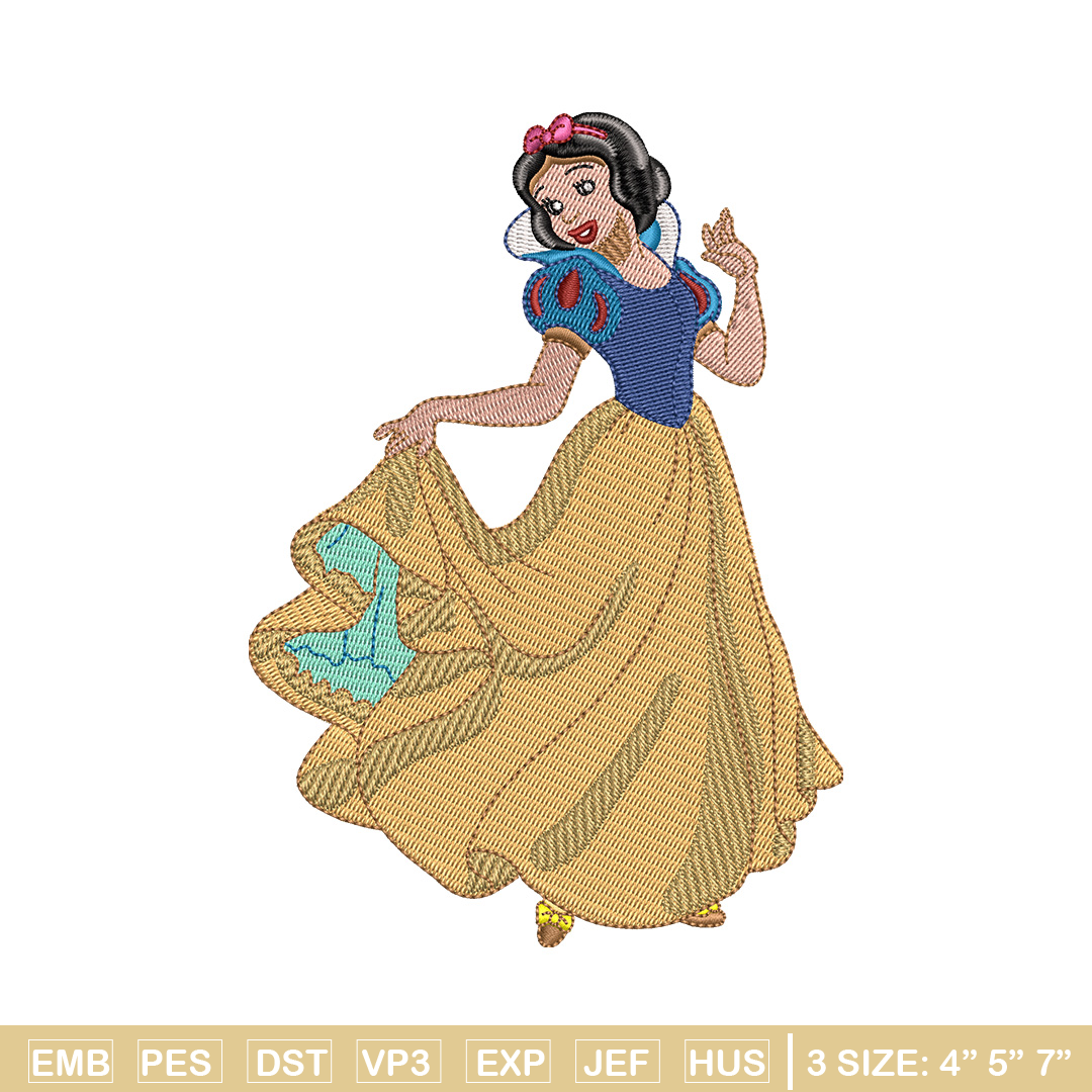 Snow white embroidery design, Disney embroidery, Embroidery | Inspire ...