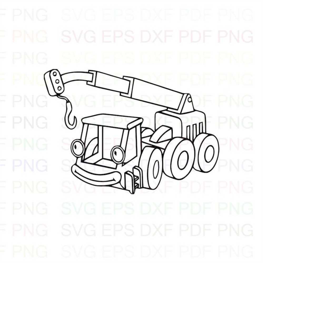 Lofty_Bob_the_Builder Outline Svg Dxf Eps Pdf Png, Cricut, C - Inspire ...