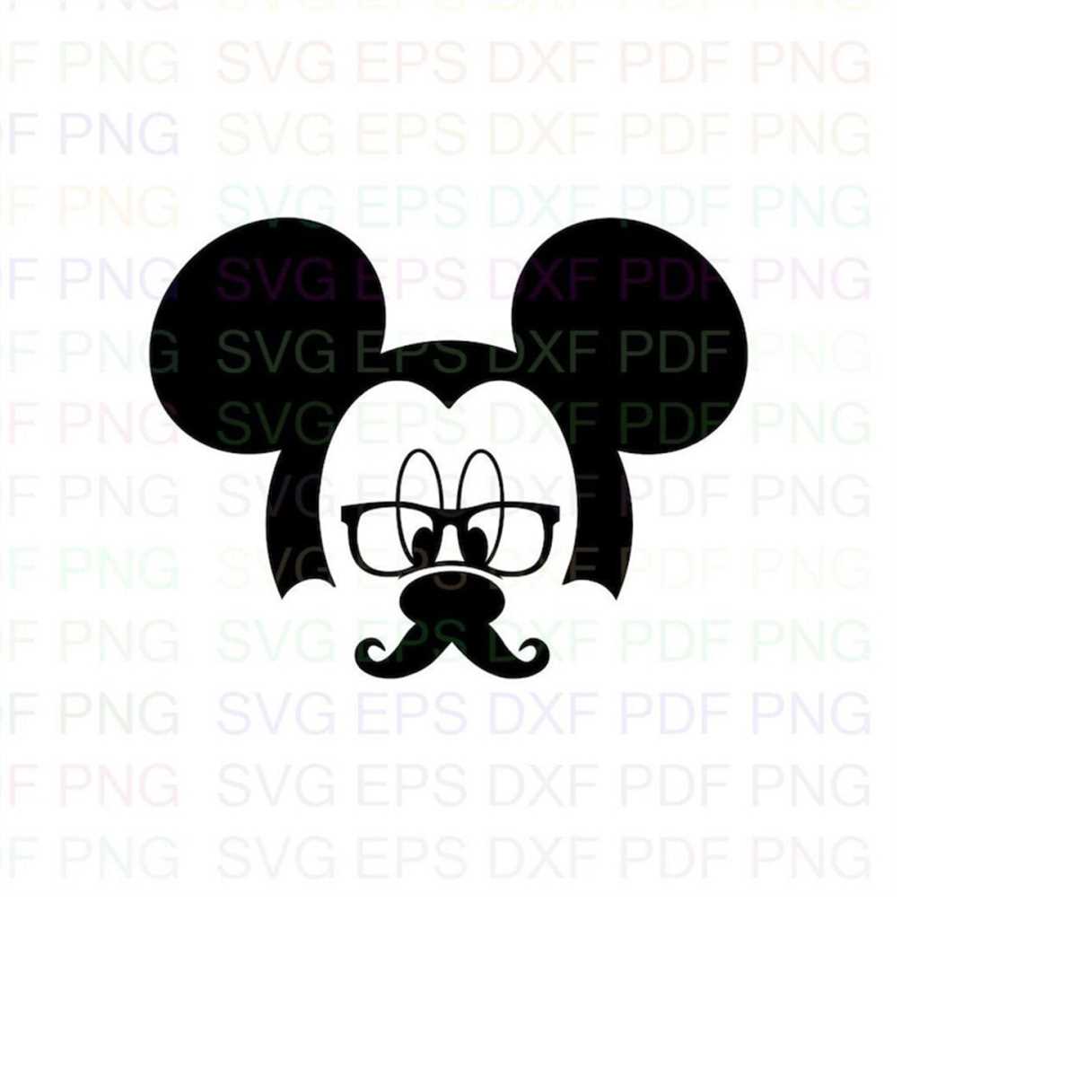 Mickey_Mickey_Mouse_3 Outline Svg Dxf Eps Pdf Png, Cricut, C - Inspire ...