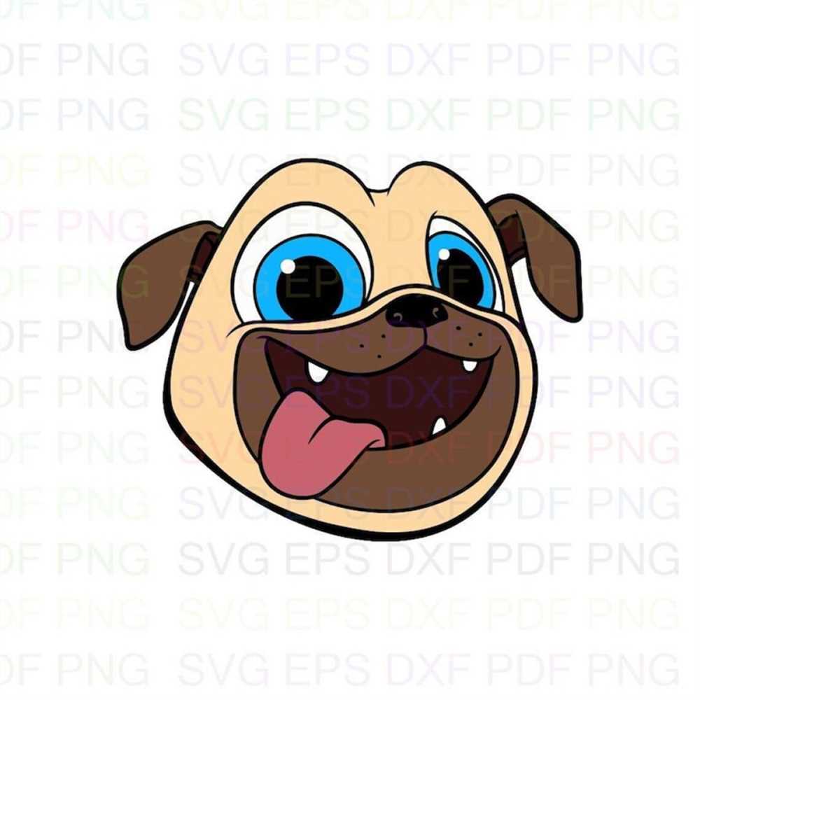 puppy_dog_pals_Rolly_Face Svg Dxf Eps Pdf Png, Cricut, Cutti - Inspire ...
