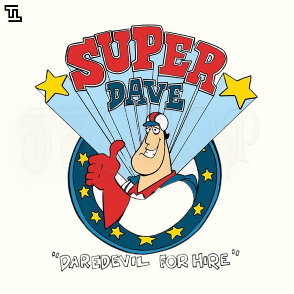 Super Dave Cartoon PNG | Inspire Uplift