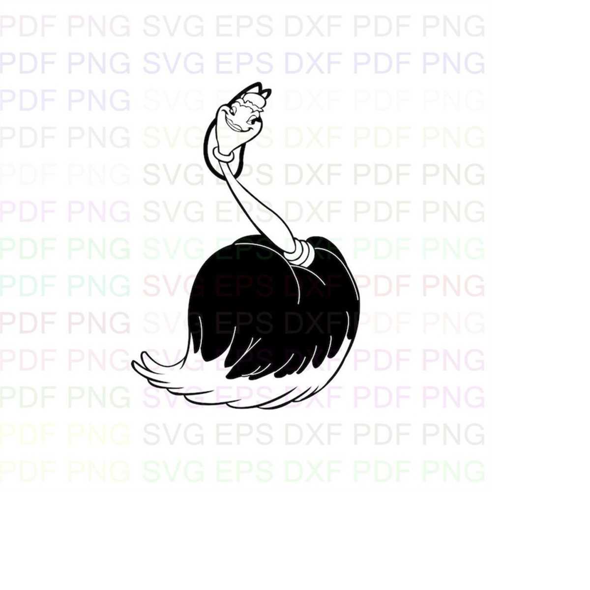 Featherduster_Beauty_Beast Outline Svg Dxf Eps Pdf Png, Cric - Inspire ...