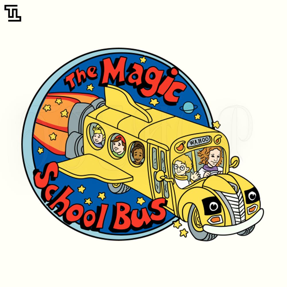 The magic School Bus Cartoon PNG | Inspire Uplift