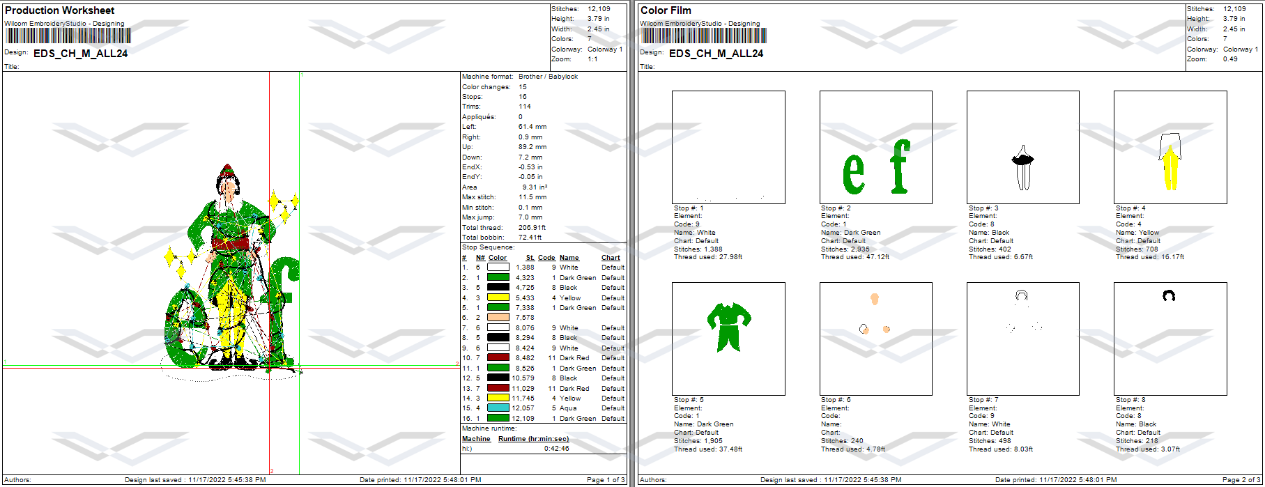 Christmas Embroidery Designs, Elf The Movies Embroidery, Elf | Inspire ...