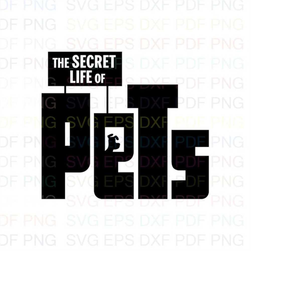 The_Secret_Life_of_Pets_Logo Outline Svg Dxf Eps Pdf Png, Cr - Inspire ...