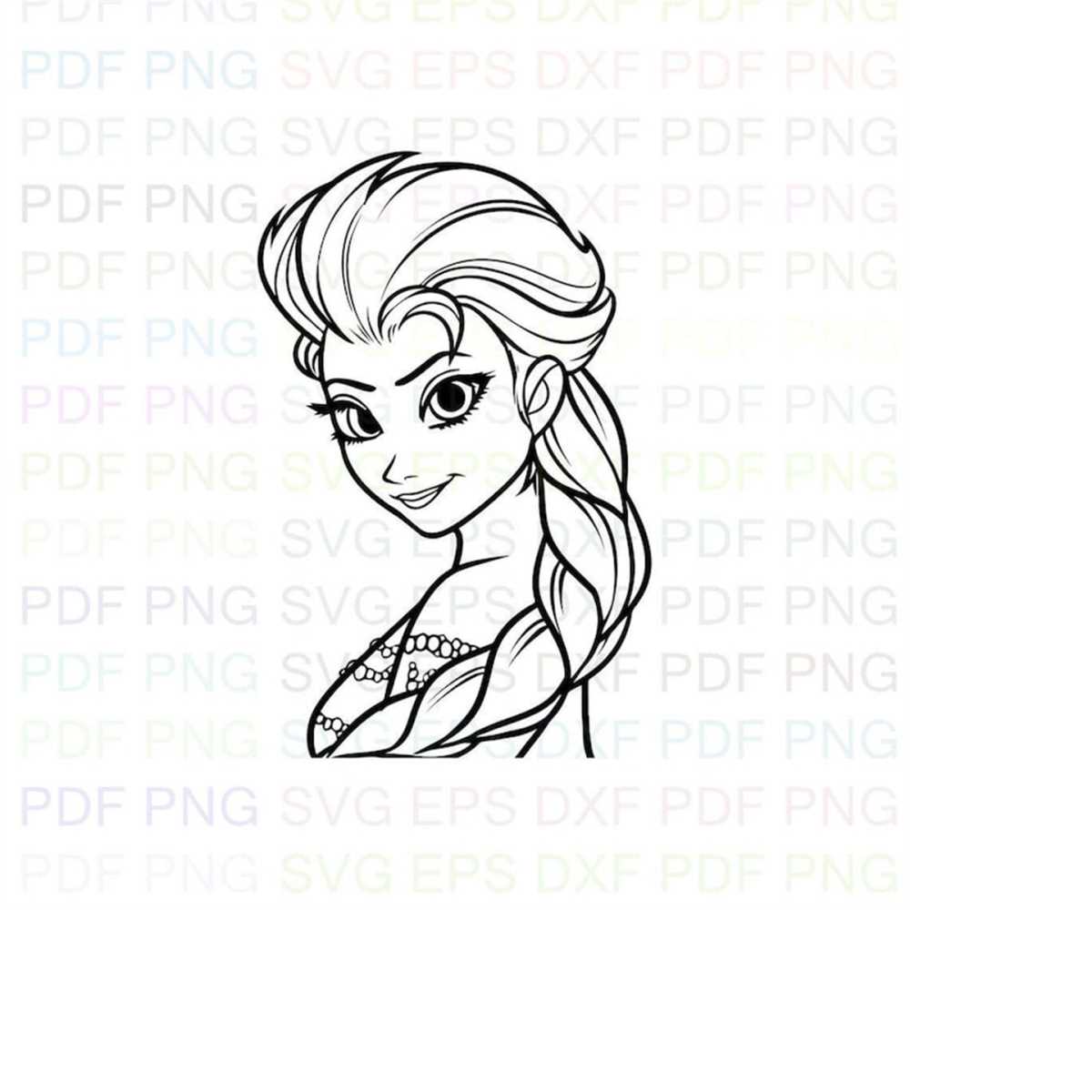 Frozen_disney_olaf_clipart Outline Svg Dxf Eps Pdf Png, Cric | Inspire ...