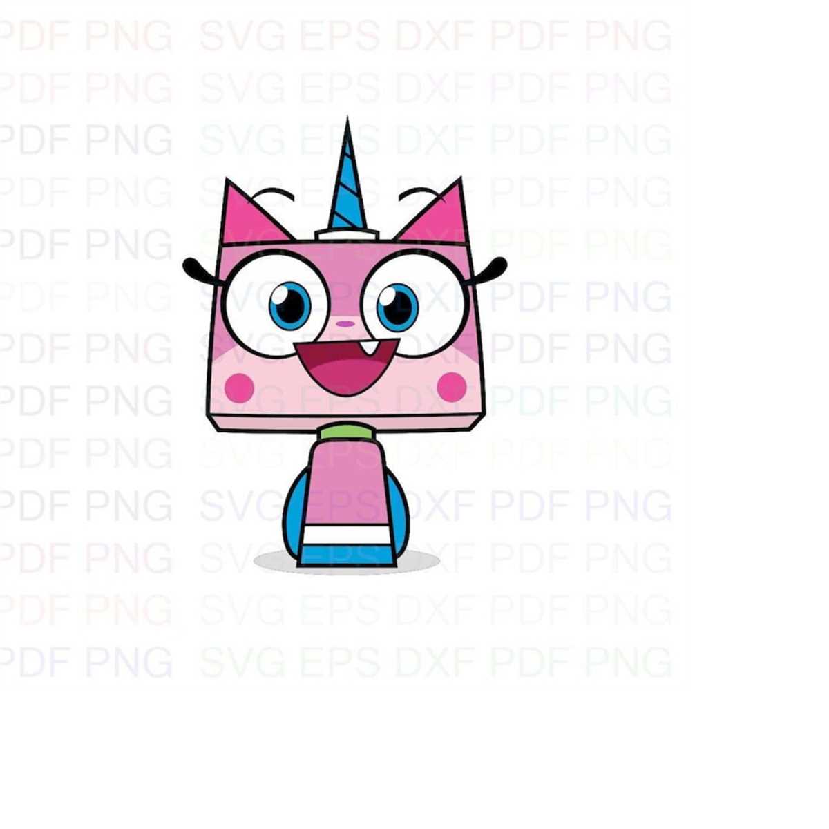 Unikitty Svg Dxf Eps Pdf Png, Cricut, Cutting file, Vector, - Inspire ...