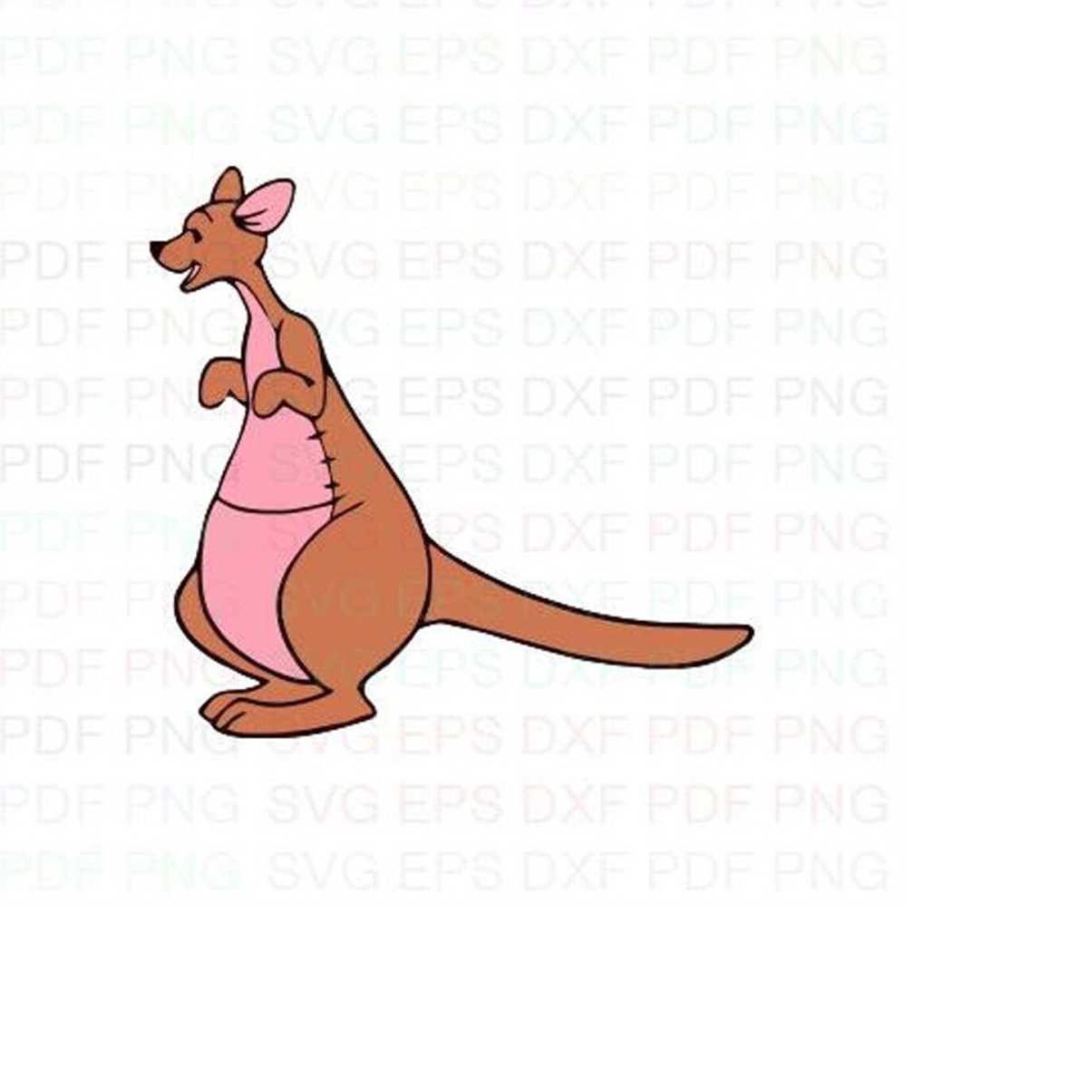 Kanga_Winnie_the_Pooh Svg Dxf Eps Pdf Png, Cricut, Cutting f - Inspire ...