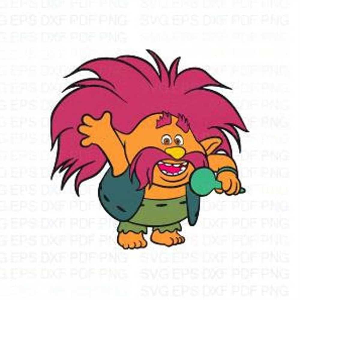 King_Peppy_Trolls Svg Dxf Eps Pdf Png, Cricut, Cutting file, - Inspire ...
