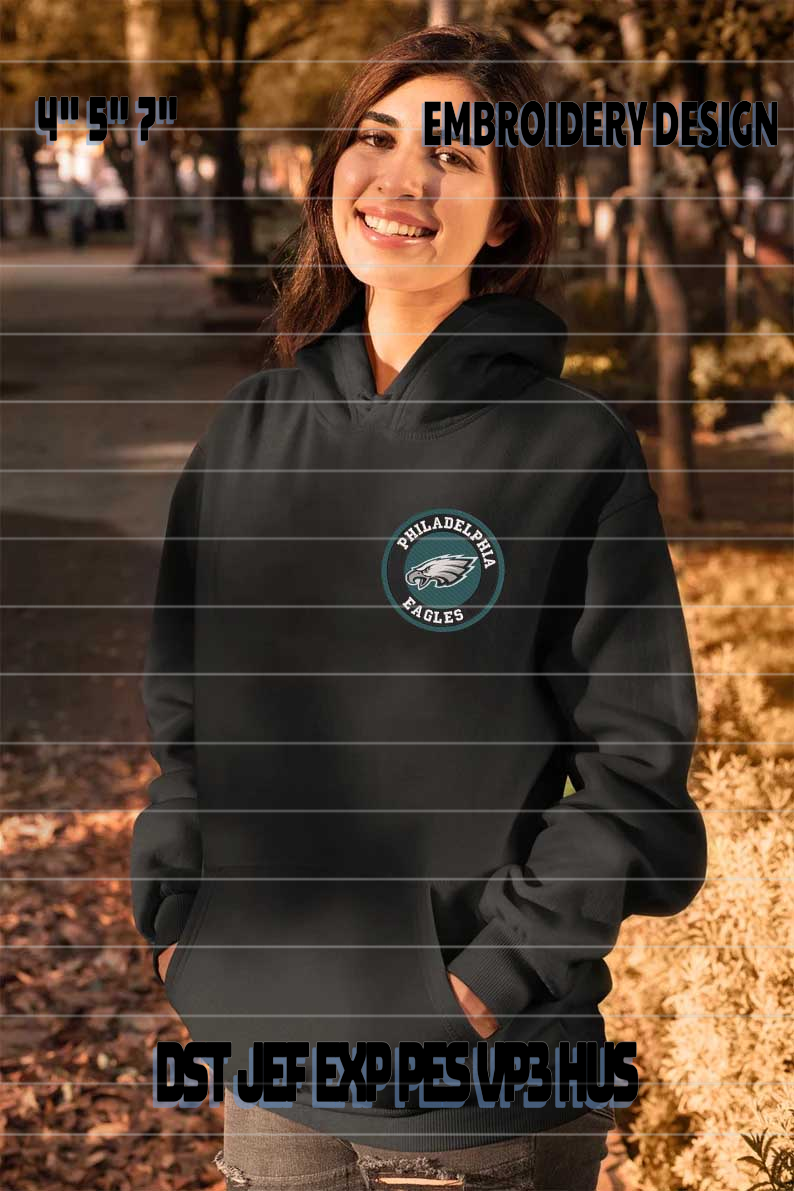 NFL Philadelphia Eagles Embroidery Design, NFL Football Logo | Inspire ...