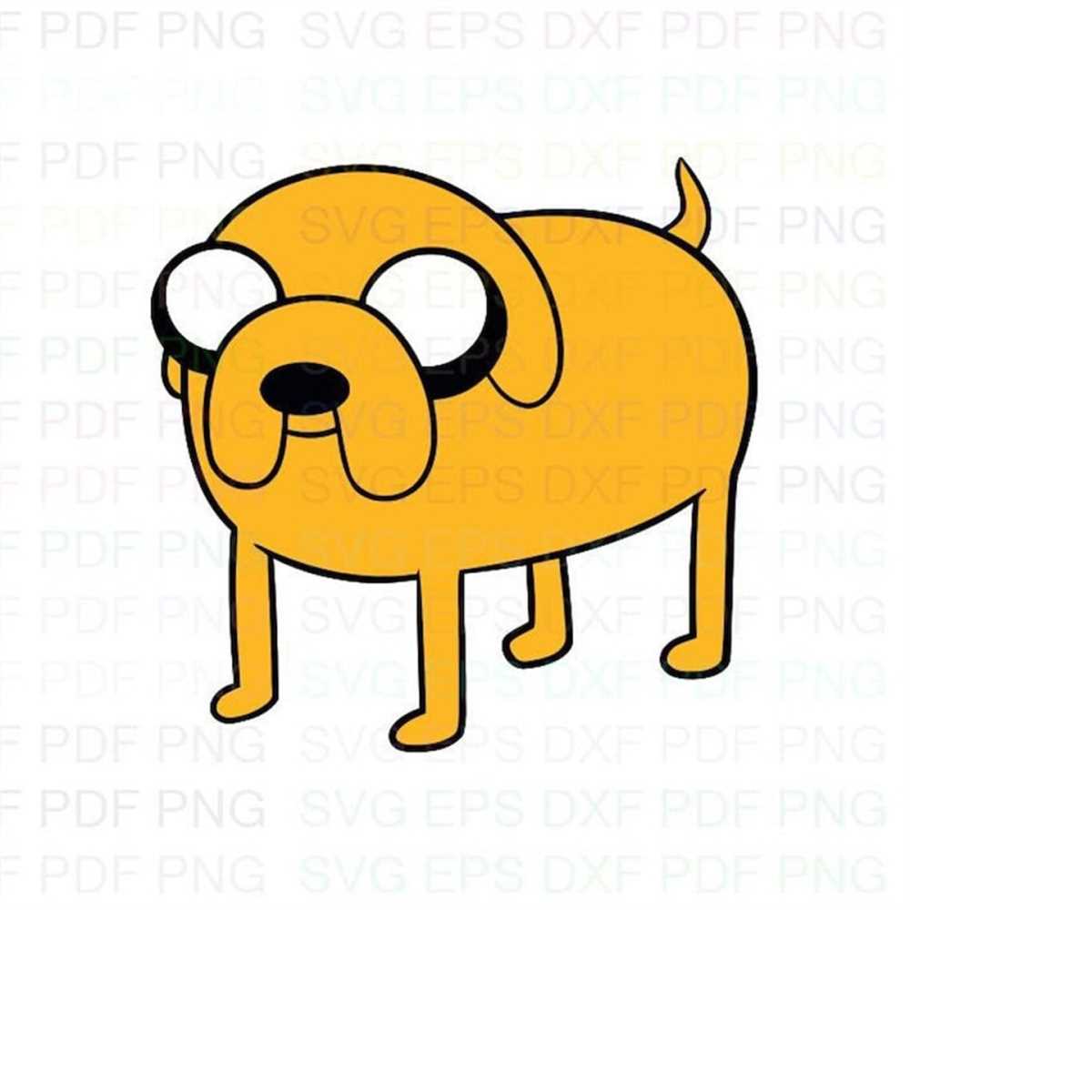 Jake_the_Dog_Adventure_Time Svg Dxf Eps Pdf Png, Cricut, Cut - Inspire ...