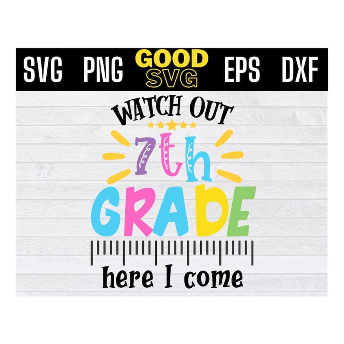 watch out 7th grade here i come svg, watch out seventh grade | Inspire ...
