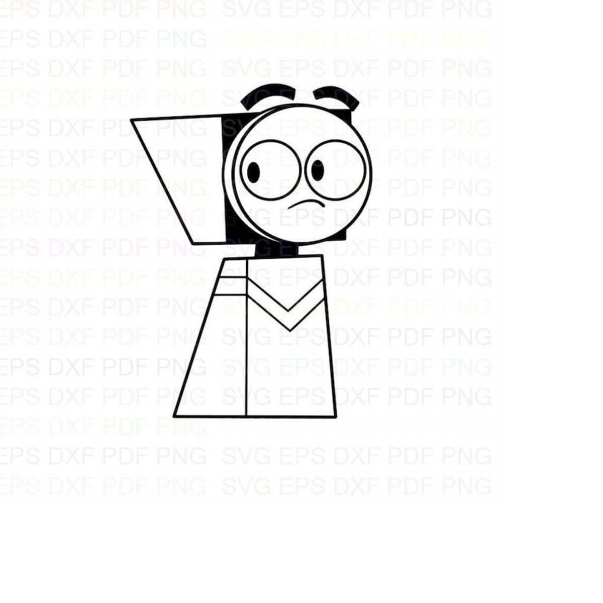 Unikitty_Master_Frown Outline Svg Dxf Eps Pdf Png, Cricut, C - Inspire ...