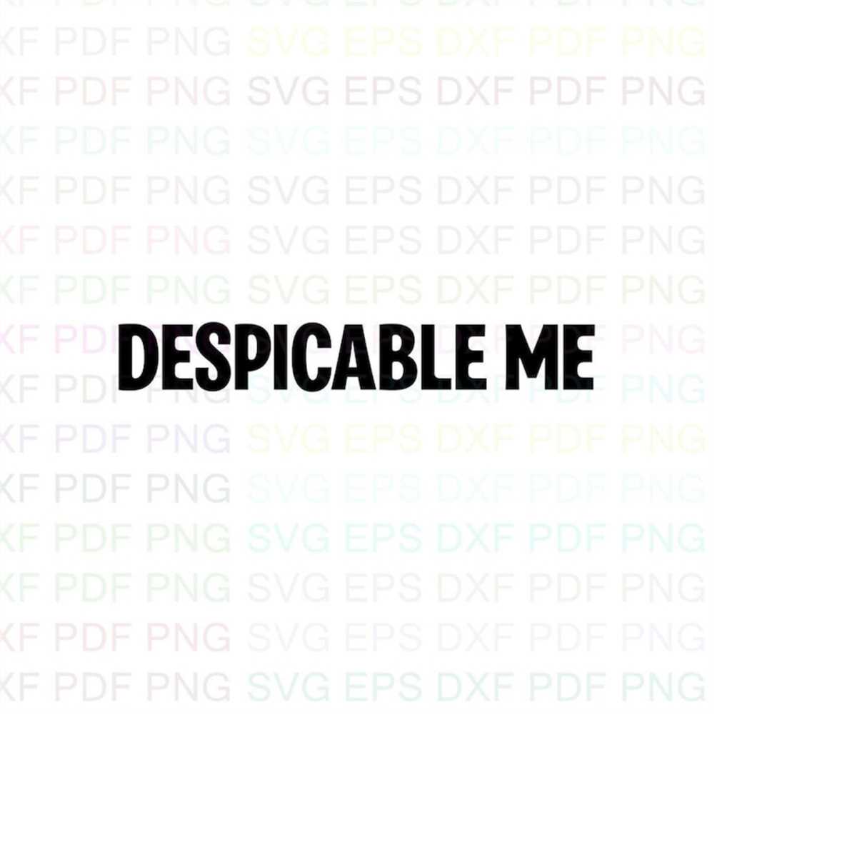 Despicable_Me_Logo_2 Outline Svg Dxf Eps Pdf Png, Cricut, Cu | Inspire ...