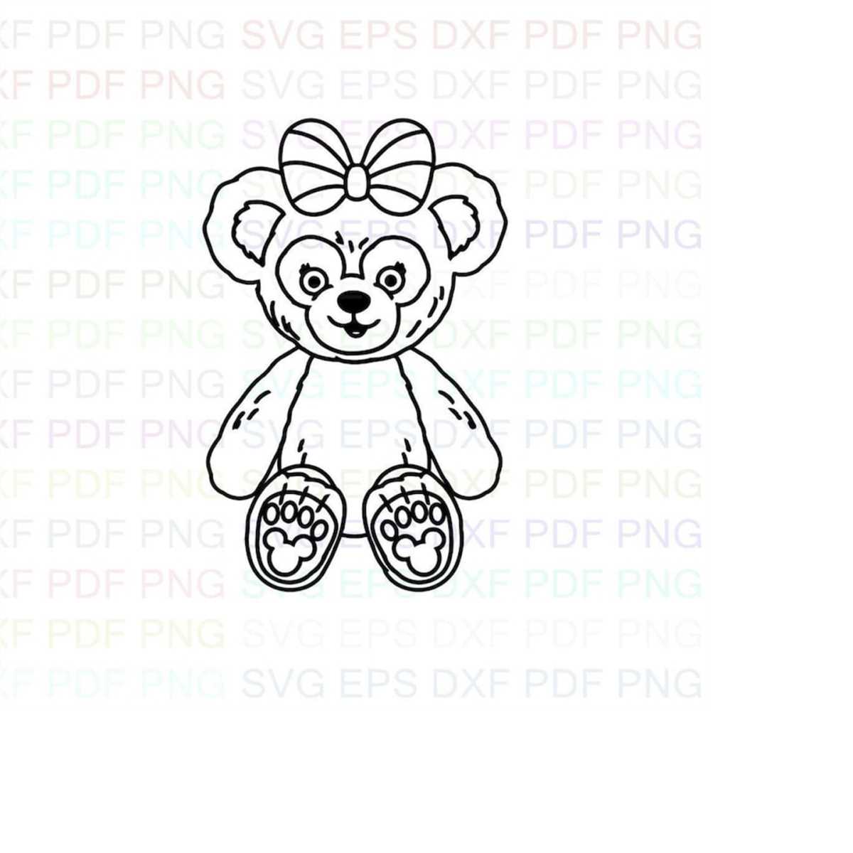 Shellie_May_Duffy_and_Friends Outline Svg Dxf Eps Pdf Png, C - Inspire ...