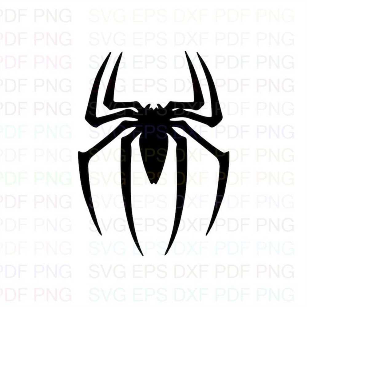 Spider_Man_Logo Outline Svg Dxf Eps Pdf Png, Cricut, Cutting - Inspire ...
