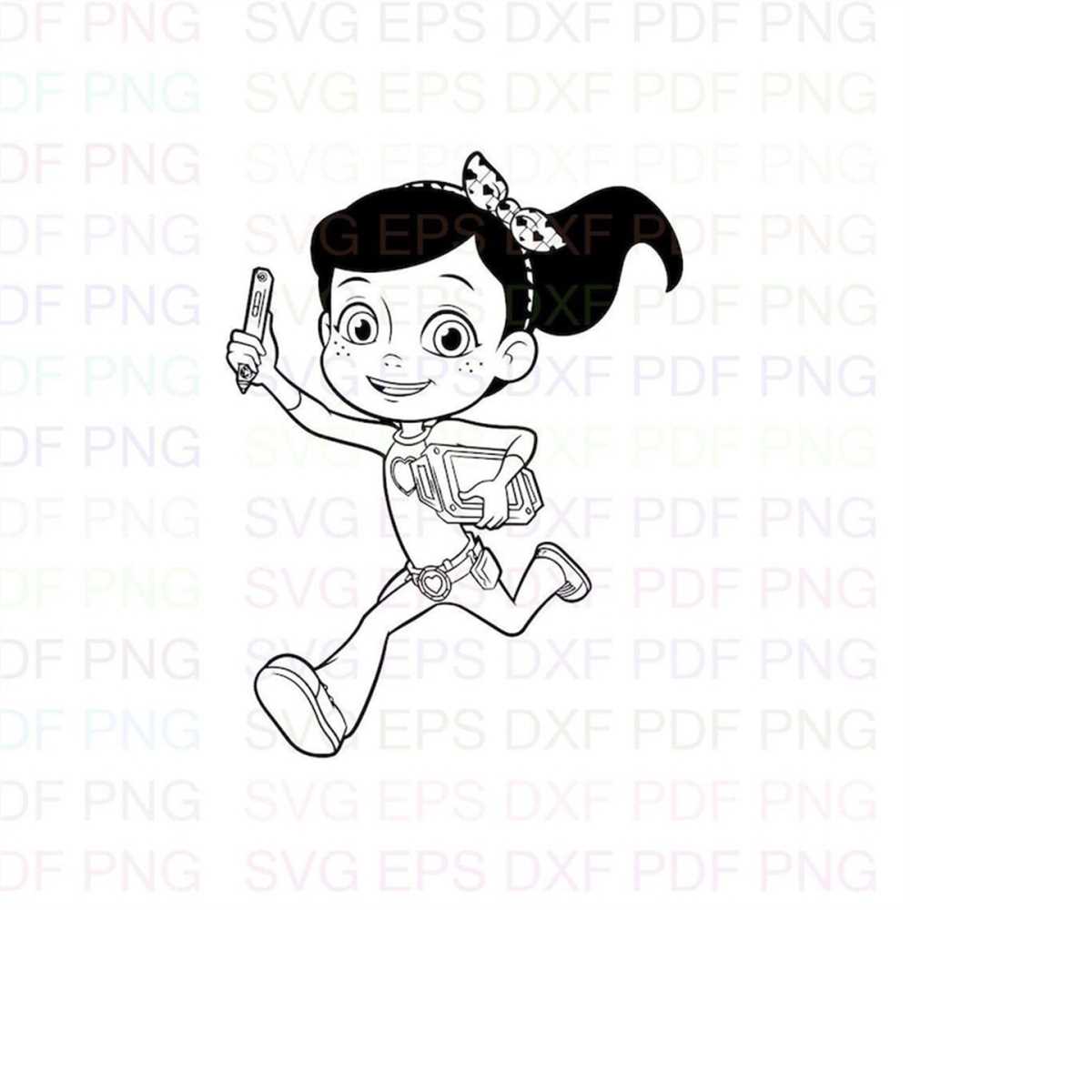 Ruby_Rusty_Rivets Outline Svg Dxf Eps Pdf Png, Cricut, Cutti - Inspire Uplift