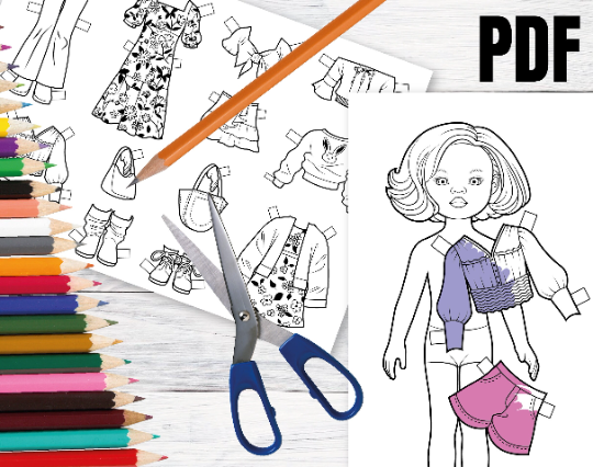 Printable Paper Doll Clothes | Inspire Uplift