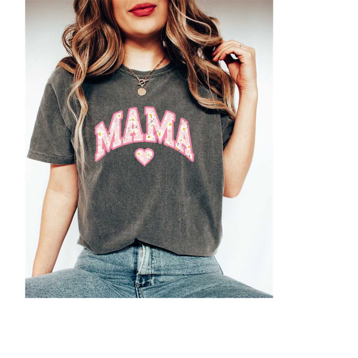 Floral Mama Shirt Gift For Mommy, Trendy Mama Shirt, Lovely | Inspire ...