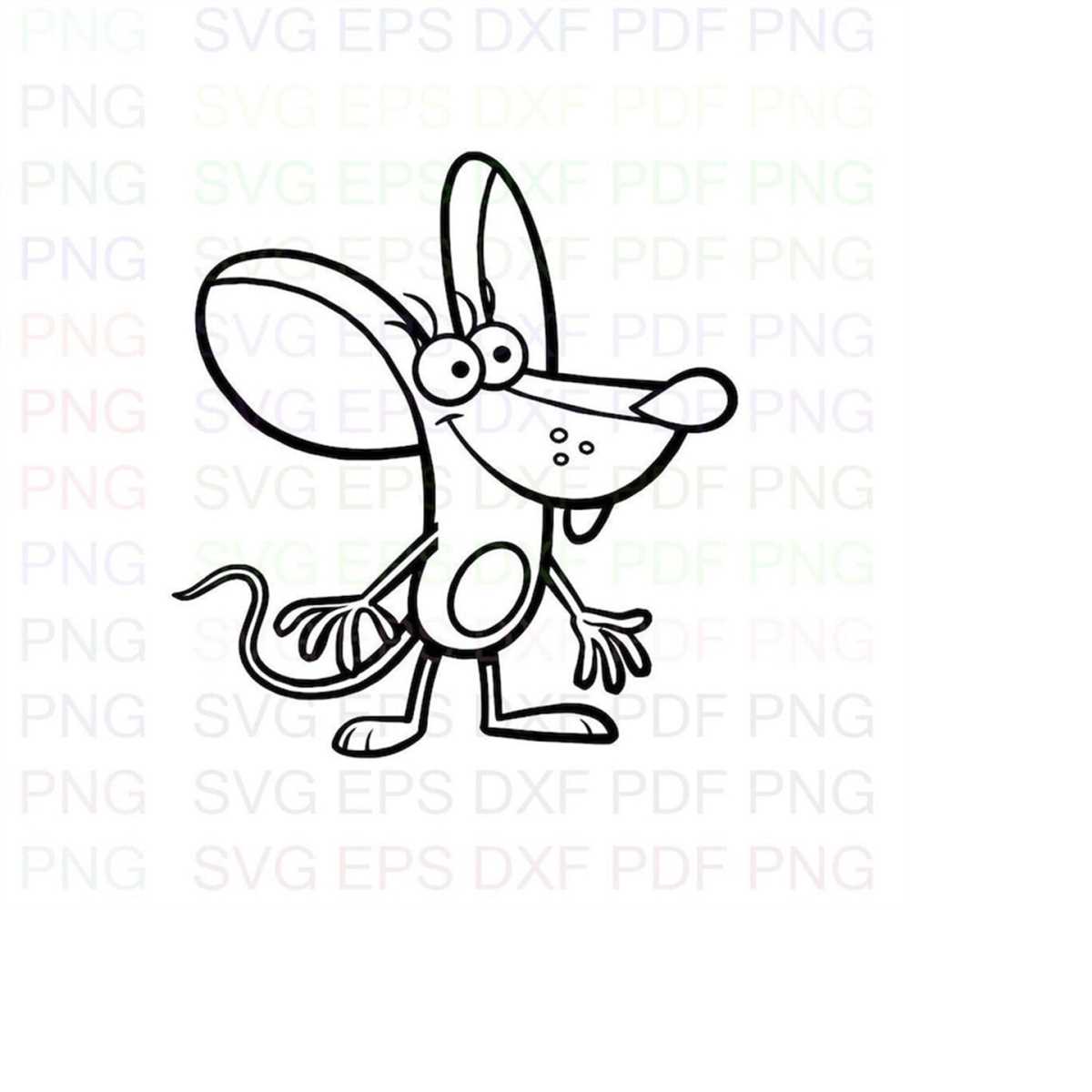 Squeeks_Nature_Cat Outline Svg Dxf Eps Pdf Png, Cricut, Cutt - Inspire ...
